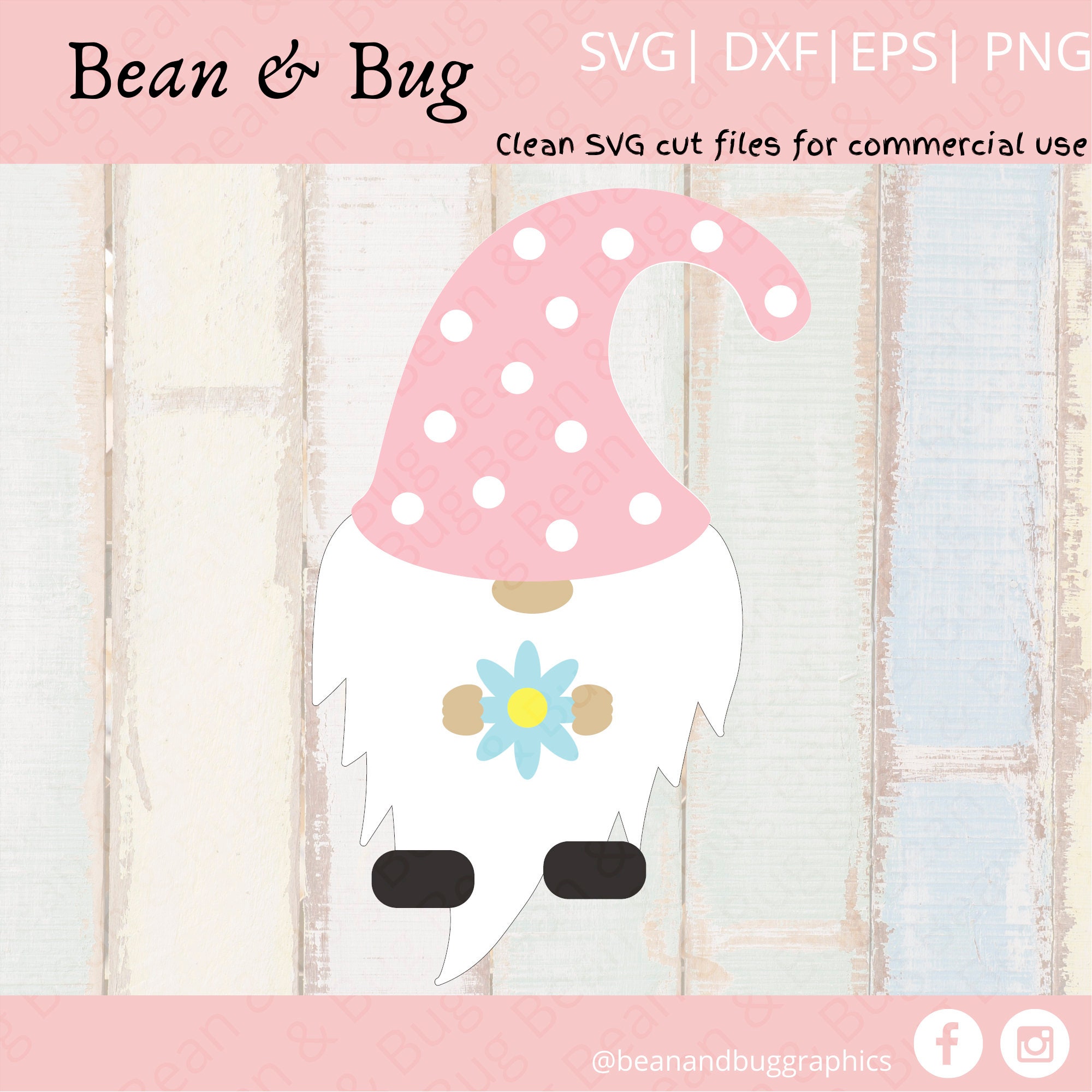 Easter Gnomes SVG Bunny Gnome SVG Spring Gnome SVG Easter Gnome Gnome ...