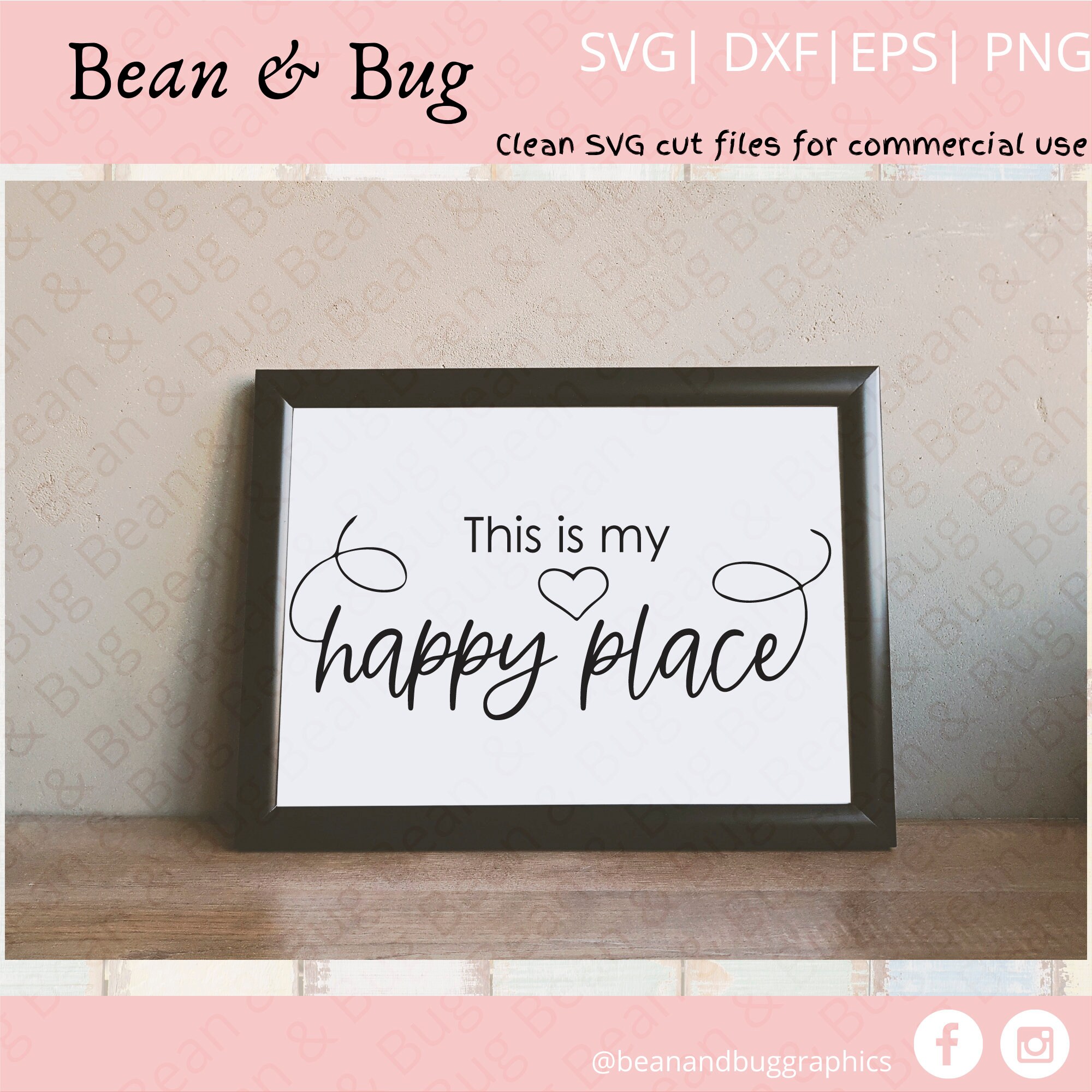 This is My Happy Place Svg - My Happy Place SVG - Happy Place Cut File ...
