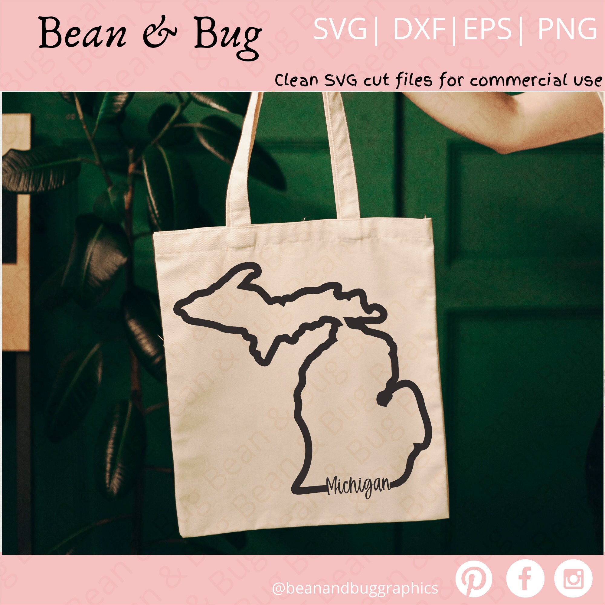 Michigan SVG State Art Wood Sign Svg MI Svg Michigan Outline Home Decor ...