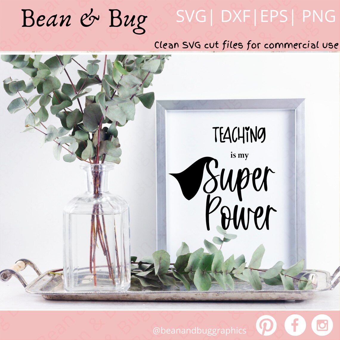 Teaching is My Super Power SVG - Teacher - Daycare SVG - Teacher Shirt ...