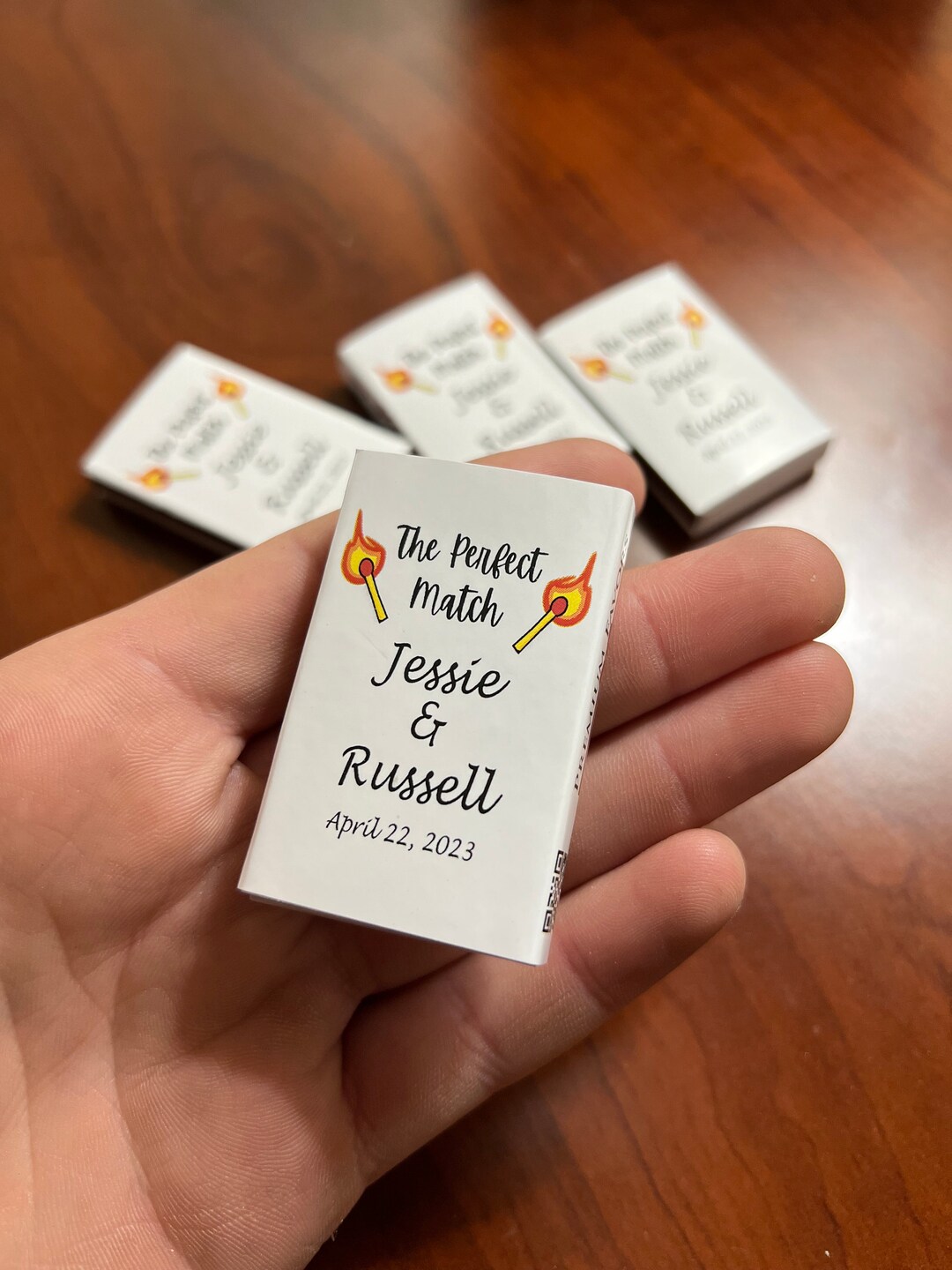 Bulk Wedding Matchbook Favors Custom Match Boxes the - Etsy