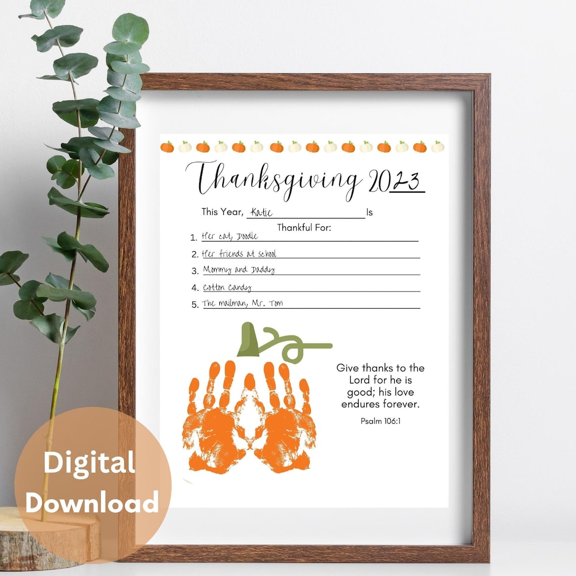 Thanksgiving Handprint Craft Bundle, Thanksgiving Craft for Kids, Fall ...