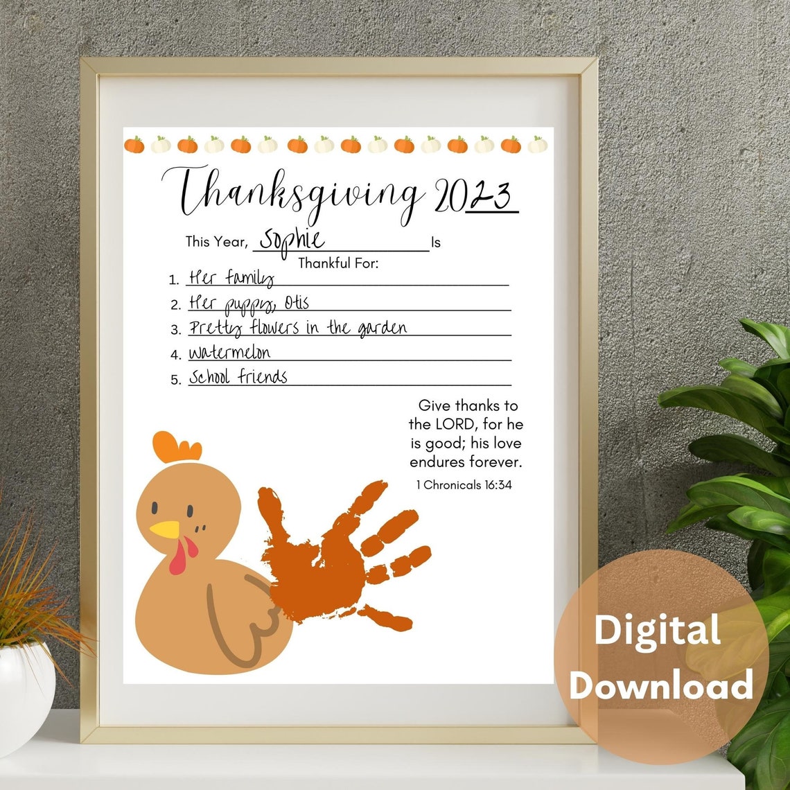 Thanksgiving Handprint Craft Bundle, Thanksgiving Craft for Kids, Fall ...