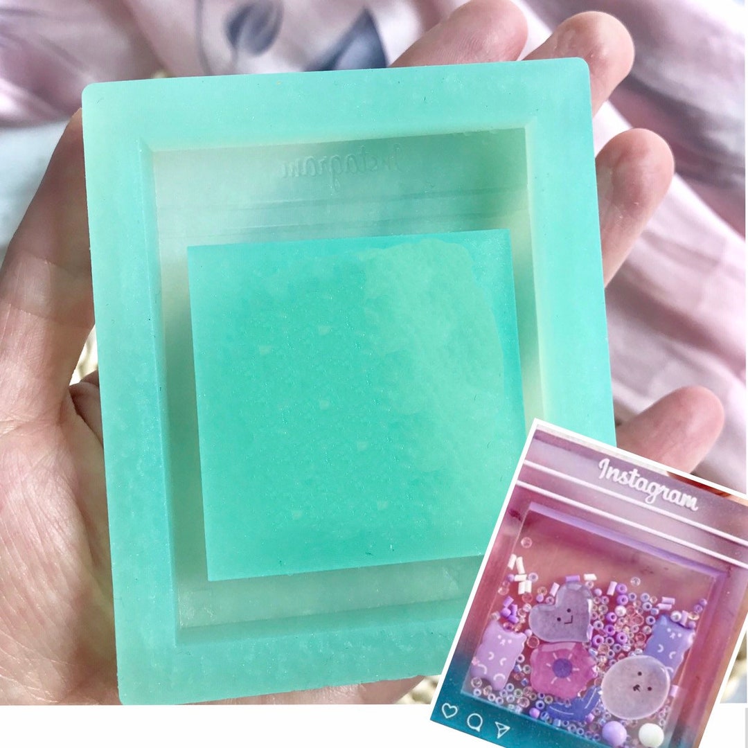 Instagram Shaker Mold Instagram Silicone Mold Instagram - Etsy