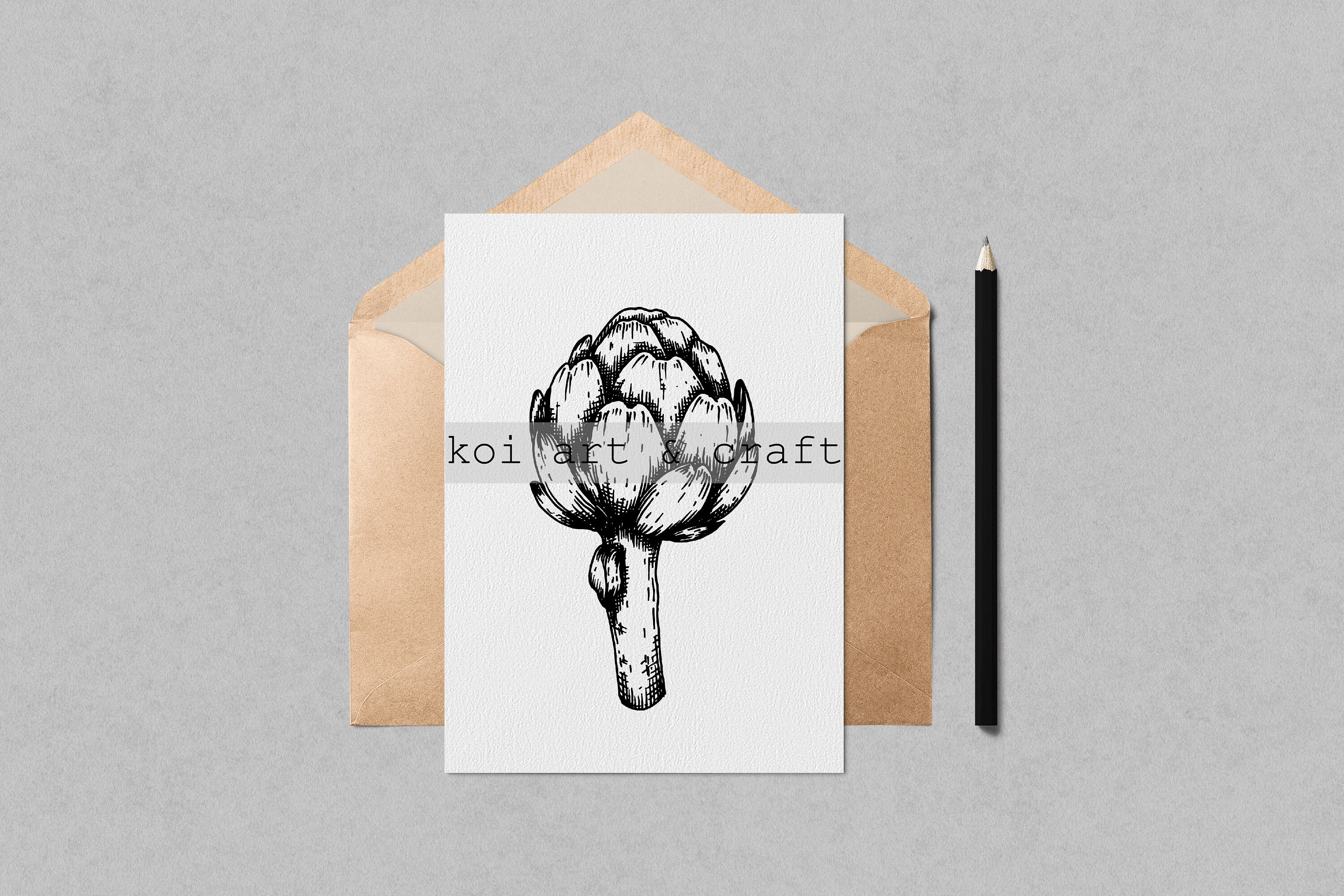 Hand Drawn Vegetable Clipart / Line Pen Drawing - Etsy