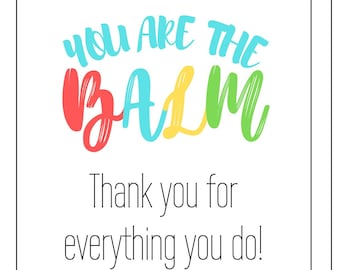 Teacher Appreciation Lip Balm - Etsy