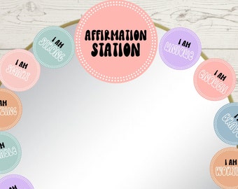 Editable Affirmation Station - Etsy