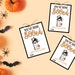 PRINTABLE You've Been Booed Happy Halloween Cute Ghost Gift Tag Instant ...