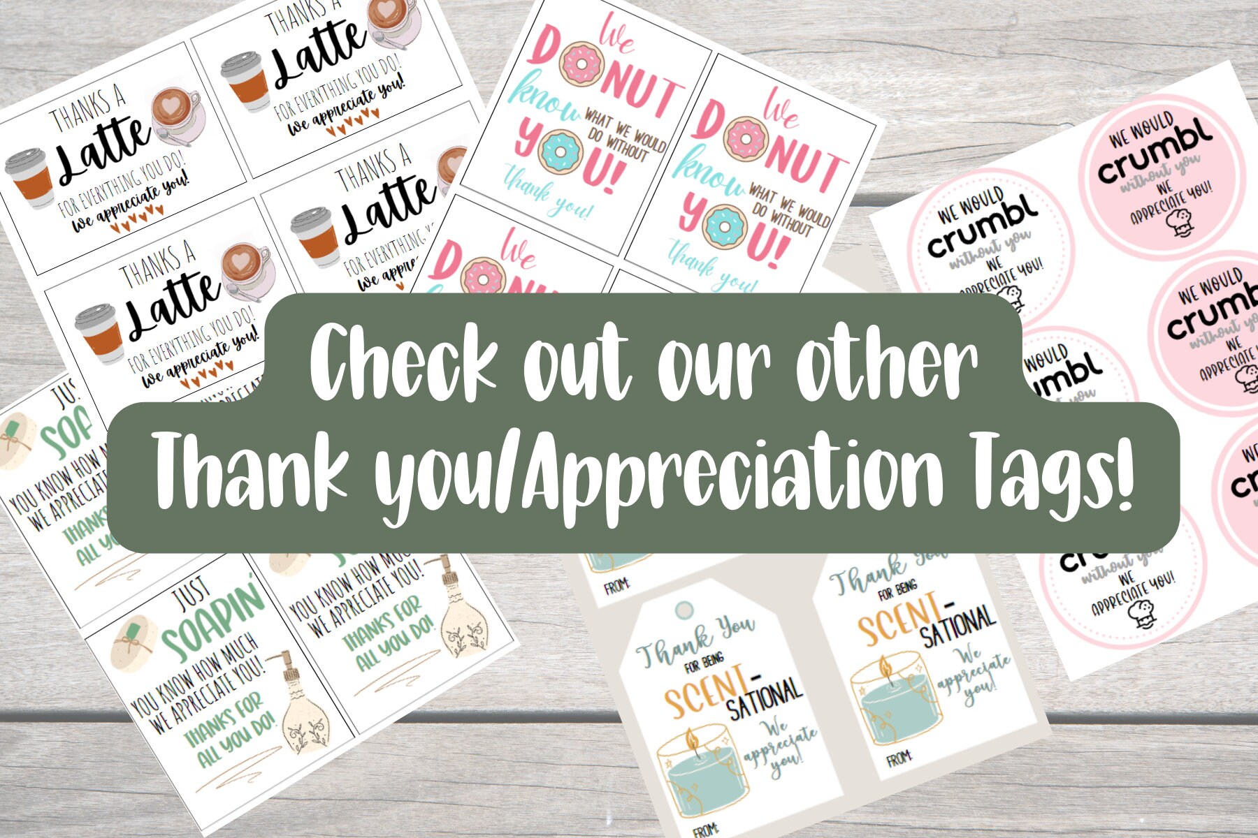 Thanks for Being Scentsational, Teacher Appreciation Gift Tag Editable ...
