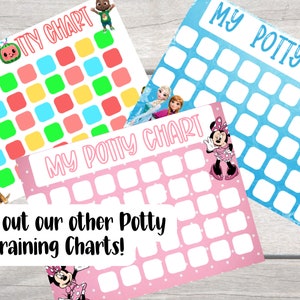 Printable Frozen Potty Training Chart - Toddler Reward Chart - Kids ...