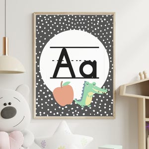 Alphabet Posters for Kids Fun & Educational Learning, Handwriting ...