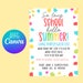 SO Long School HELLO Summer End of School Party Summer - Etsy