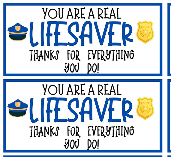 PRINTABLE TAGS Teacher Appreciation LIFESAVER Candy You Are | Etsy