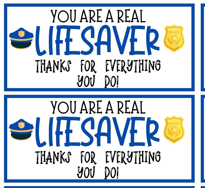 PRINTABLE TAGS Teacher Appreciation LIFESAVER Candy You Are | Etsy