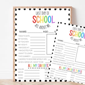 Back to School Game, Get to Know Your Students, First and Last Day of ...