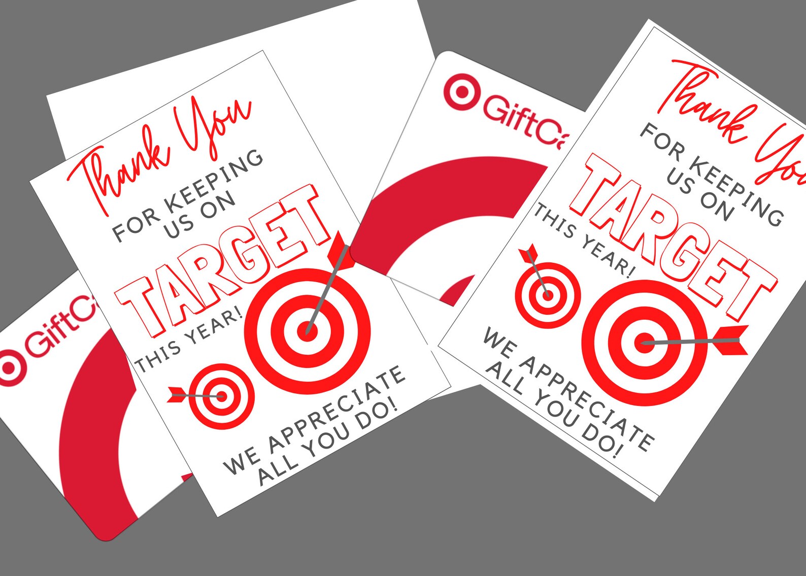 Target Gift Card Thanks for Keeping Us on TARGET - Etsy