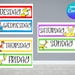 Dr Seuss Days of the Week | Classroom Tags | Dr. Seuss Inspired Class ...