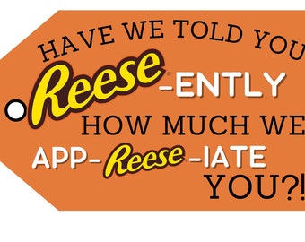 Reeses Thank You | Etsy