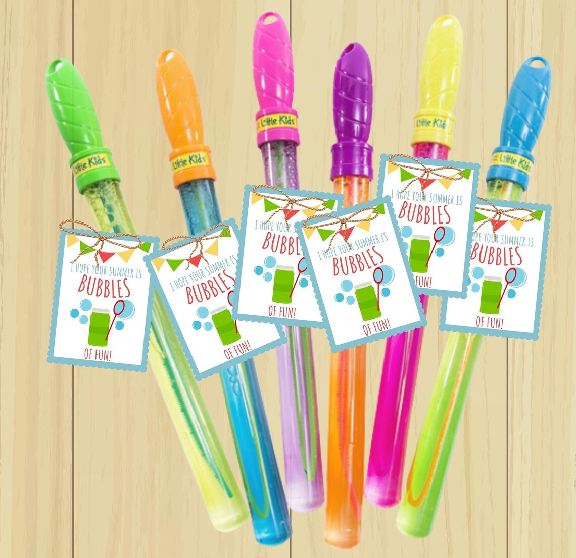 Hope Your Summer is BUBBLES of Fun, End of School Year Gift Tags, Have ...