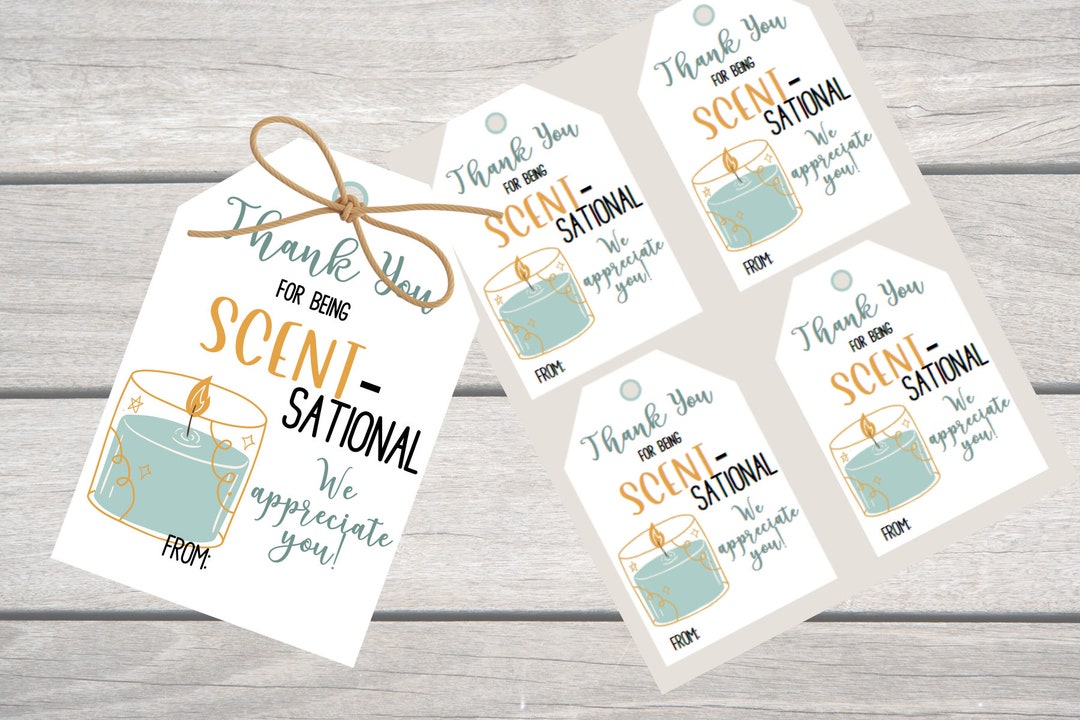 Teacher Appreciation - Scentsational - Candle Labels Design - Custom ...