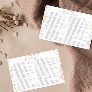 50 Ways to Minister, Relief Society Bookmark - Ministering Bookmark ...