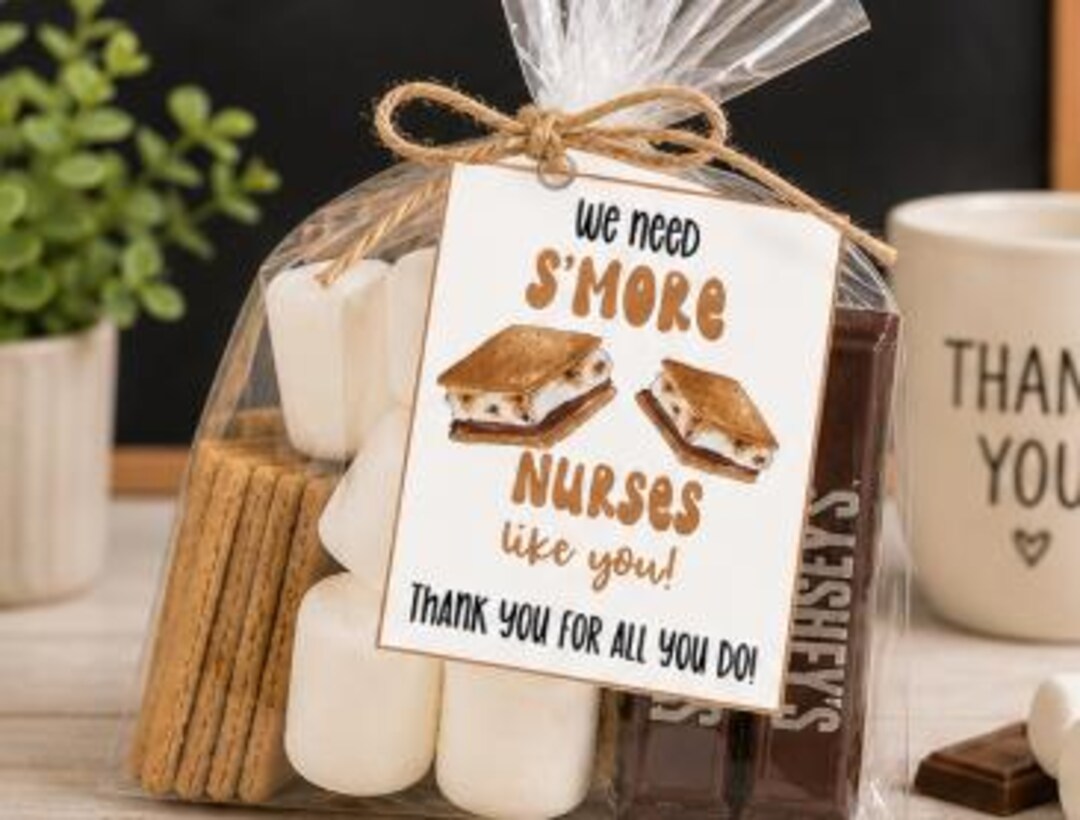 We Need Smore Nurses Like You Gift Tag Editable Canva | Nurse ...