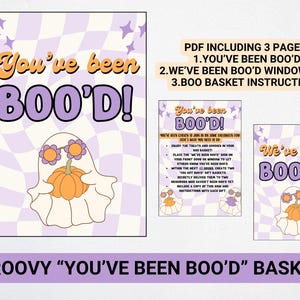 You've Been Booed Printable Sign, Creative Halloween Decoration for ...