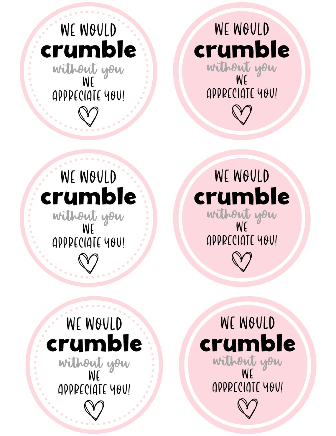 We Would Crumbl Without You Thank You Gift Box Teacher - Etsy