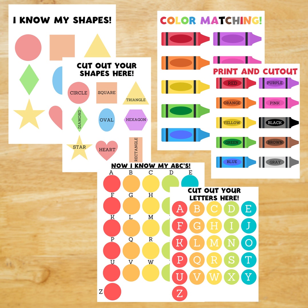 Matching Colors Game, Homeschool Learning, Preschool Learning ...
