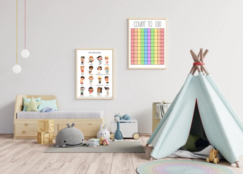 Printable Feelings Poster - Educational Emotional Chart - Instant ...