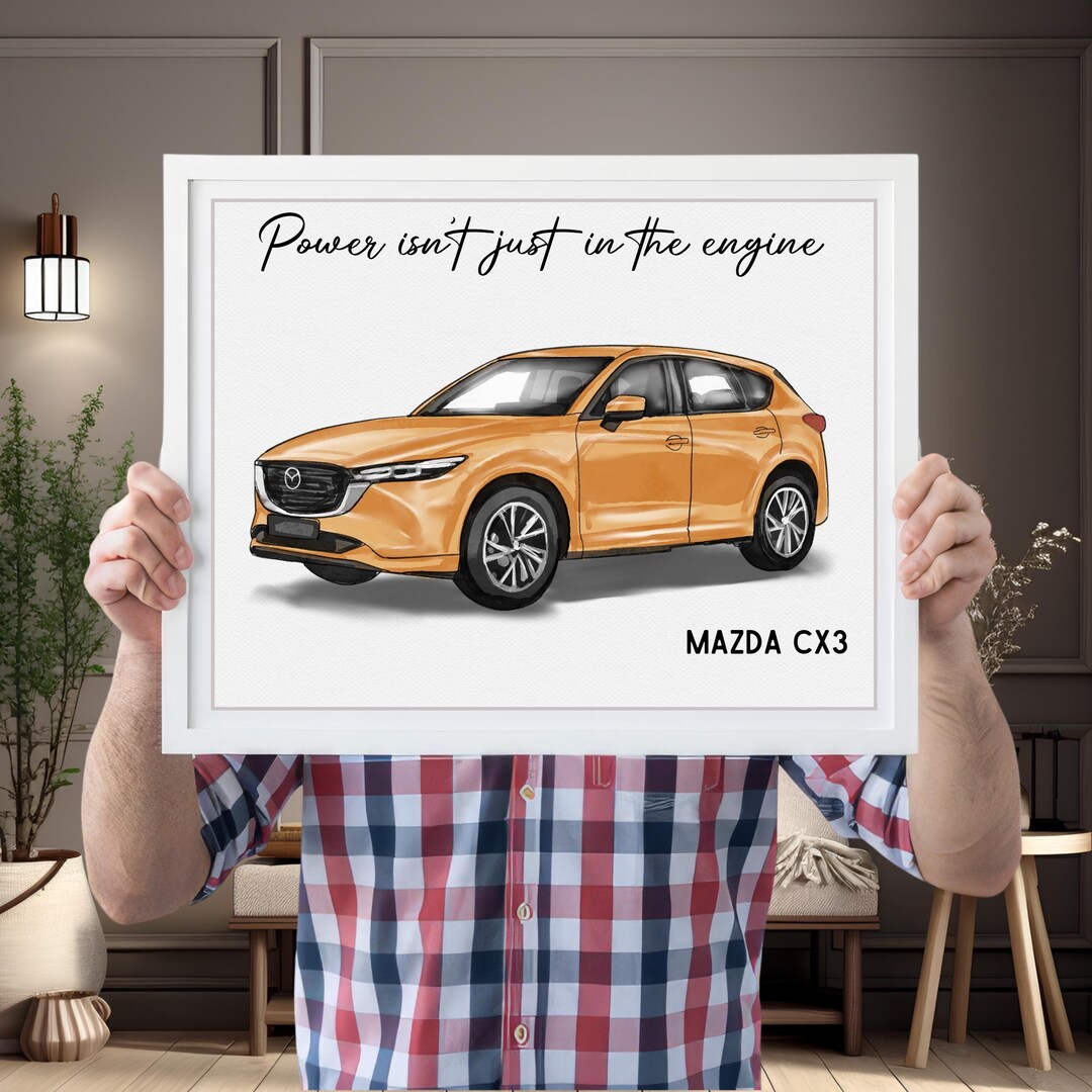 Hand Painted Car Drawing From Photo, Car Portrait, Car Painting, Car ...