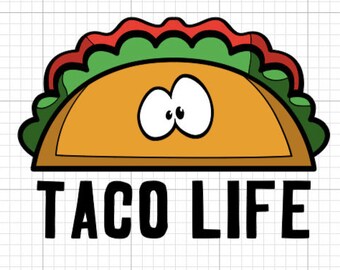 Tacos Are Life Decal - Etsy