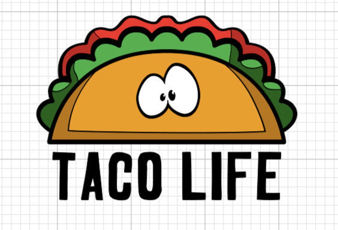Taco Life Decal - Etsy