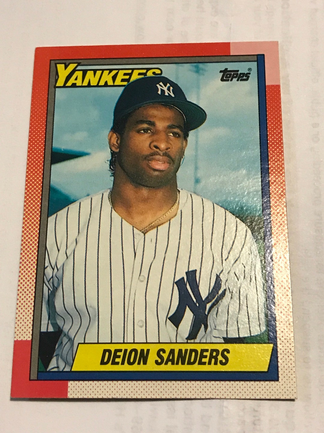 1990 Topps 61 Deion Sanders Rookie Nm - Etsy