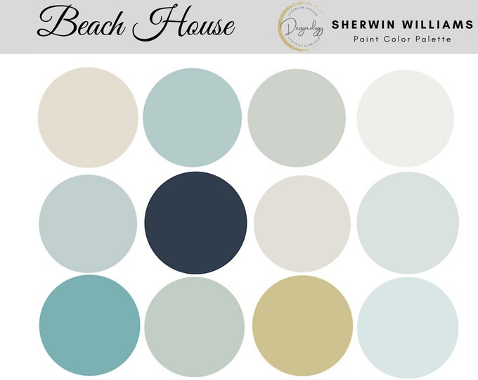2022 Color of the Year Paint Color Scheme, Premade Paint Palette ...