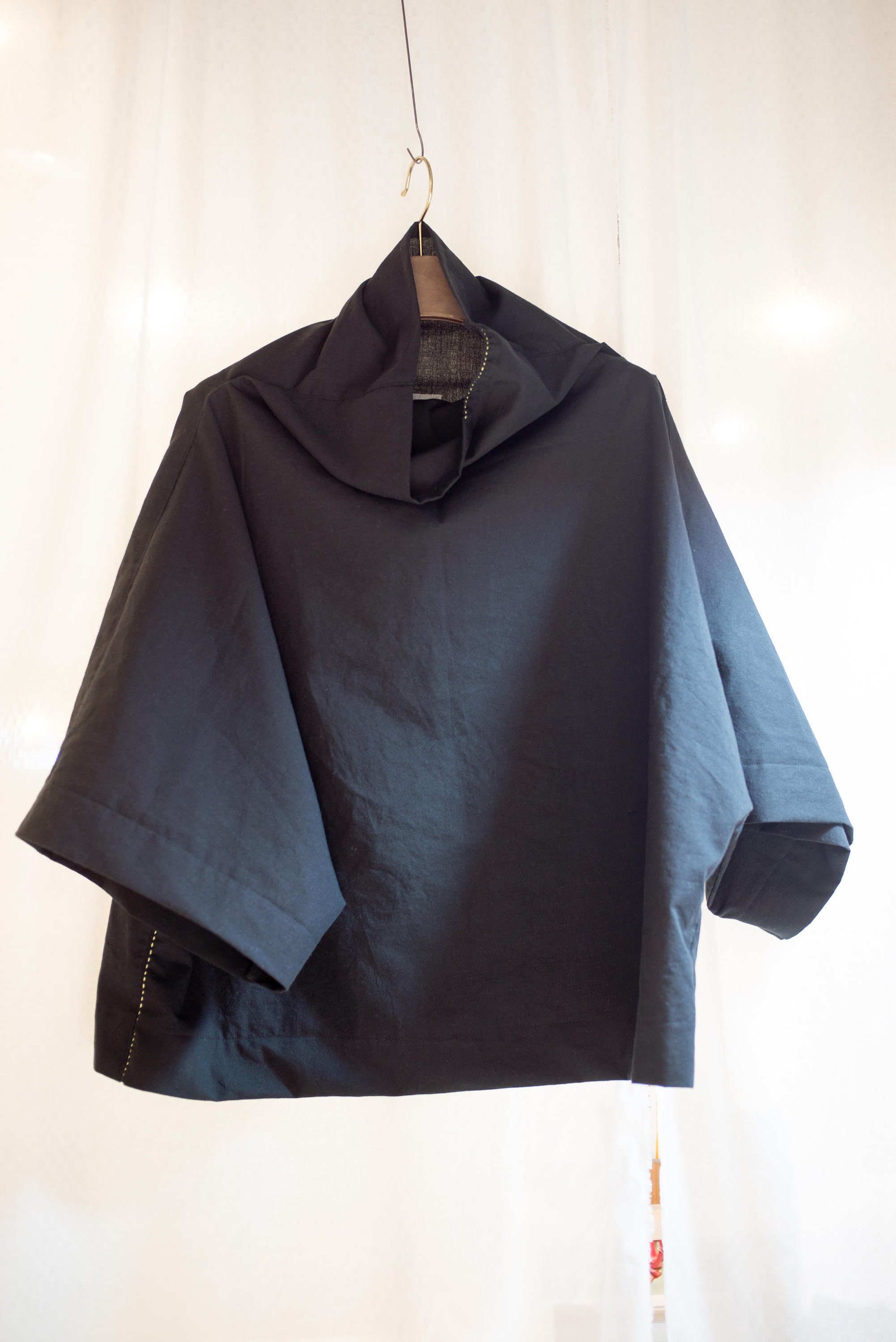 Cotton Funnel Neck Top - Etsy