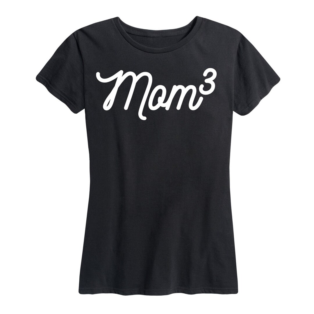 Mom To The 3rd Power Women s Short Sleeve T shirt Etsy
