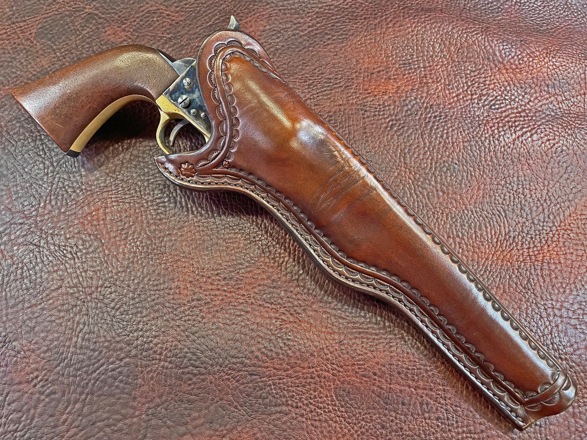 Made to Order California Slim Jim Holster for Single Action Revolvers ...