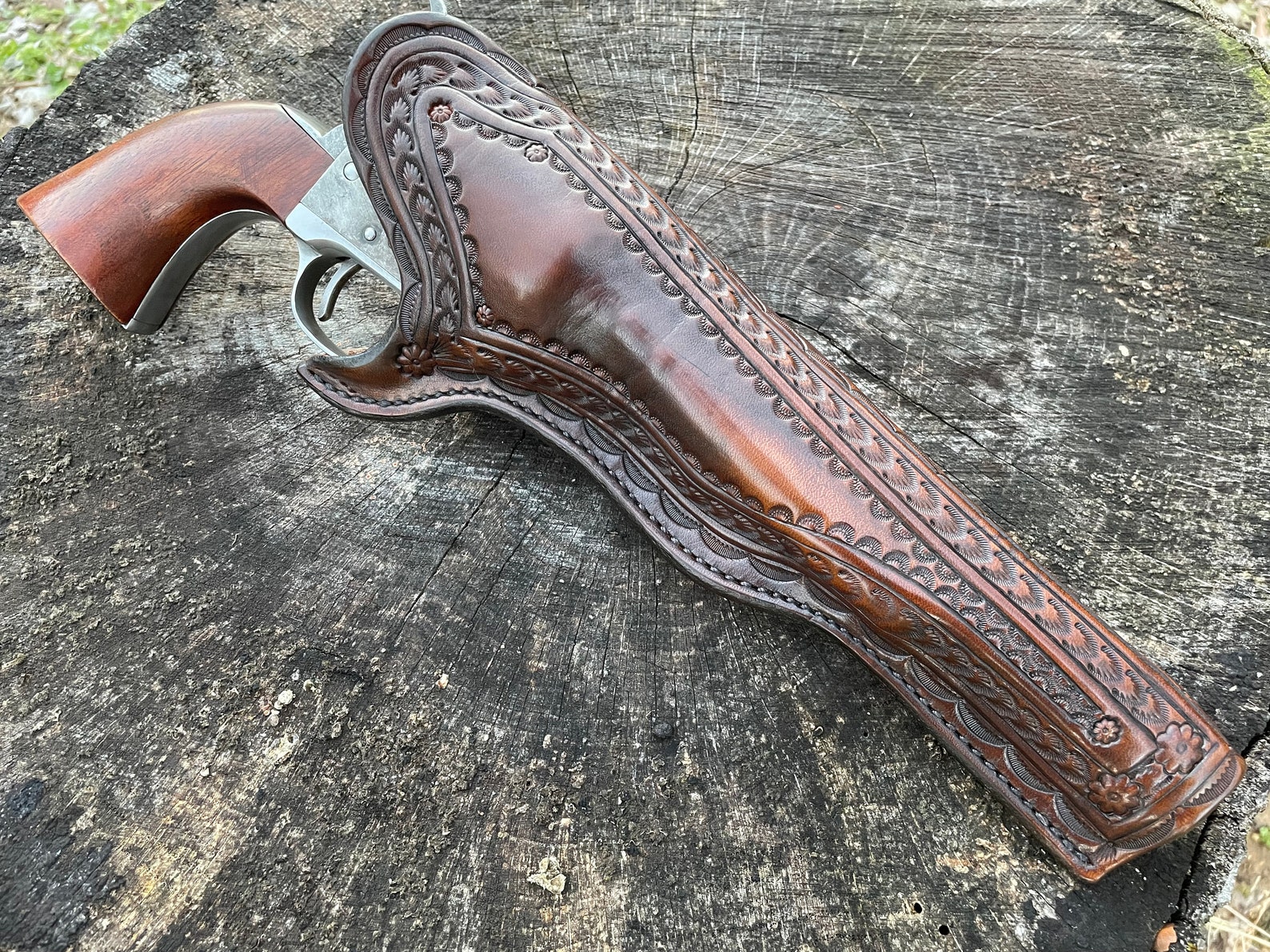 Made to Order California Slim Jim Holster for Single Action Revolvers ...