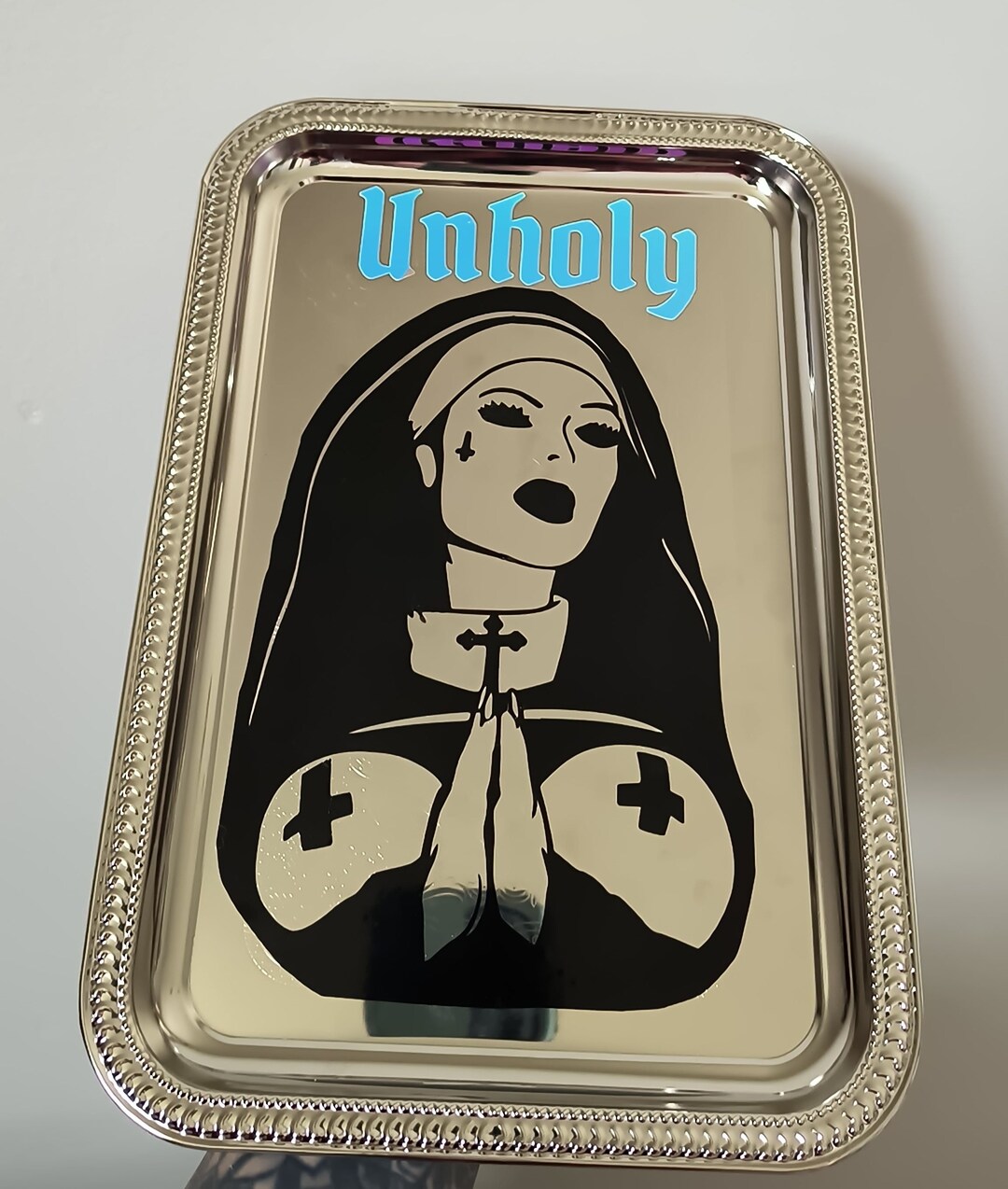 Unholy Nun Rolling Tray - Etsy
