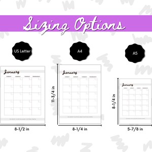 Simple Planner Inserts // Weekly, Monthly Planner // Printable Notepads ...