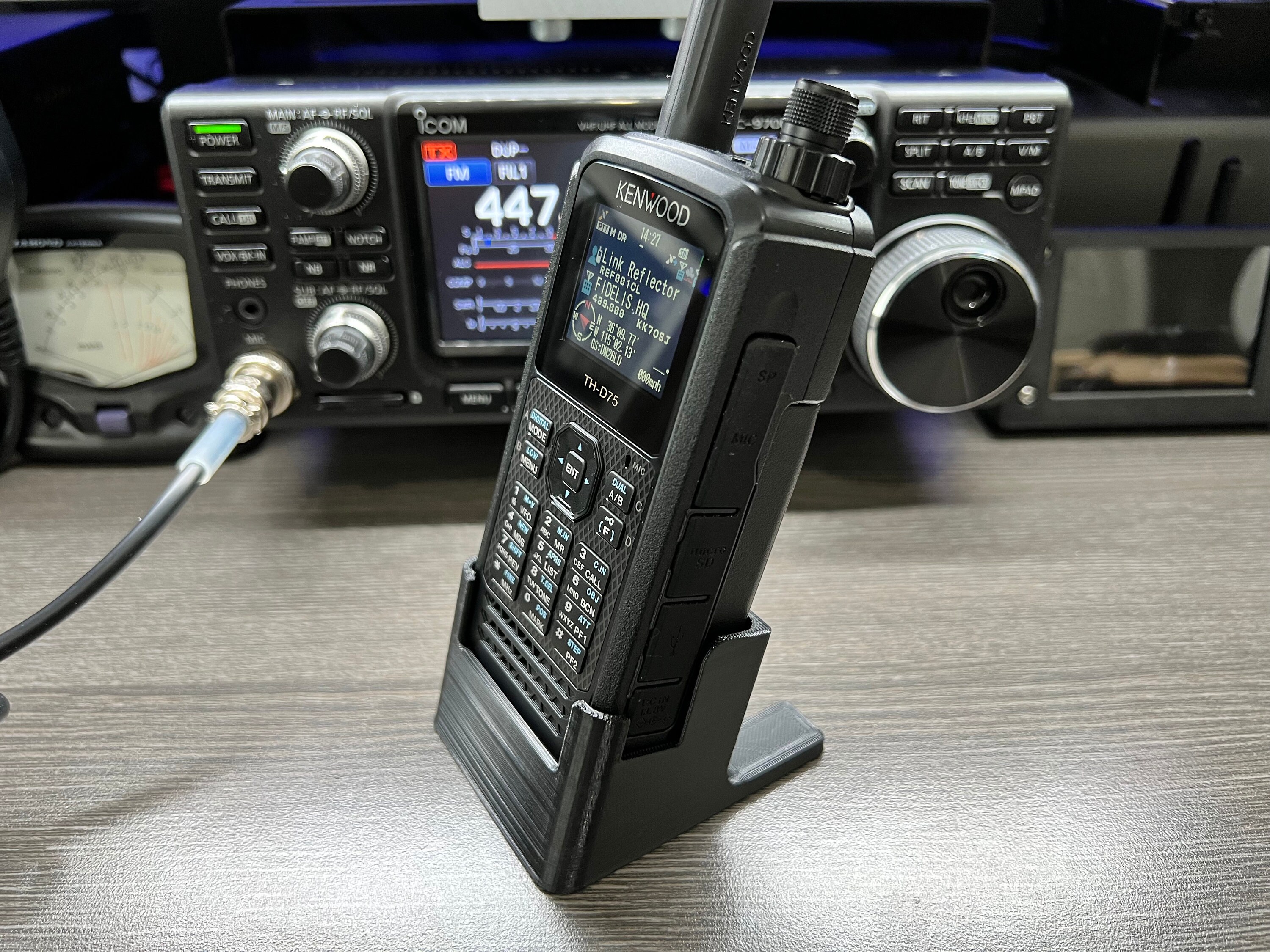 Kenwood TH-75A Handheld Transceiver Desktop Stand - Etsy