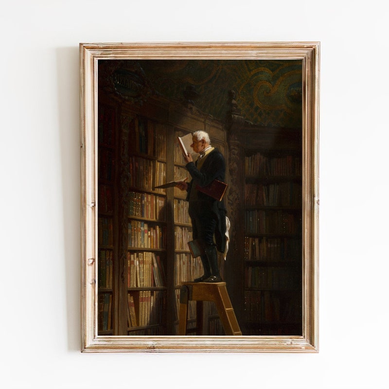 Library Art - Etsy