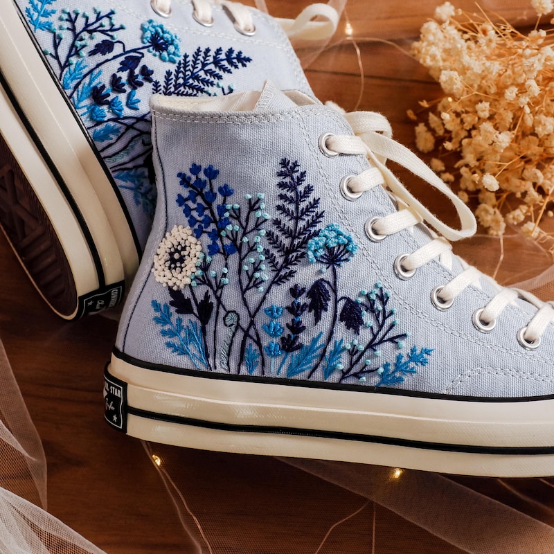 Converse Flower - Etsy