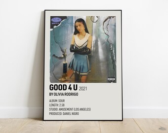 Olivia Rodrigo Poster Sour | Etsy