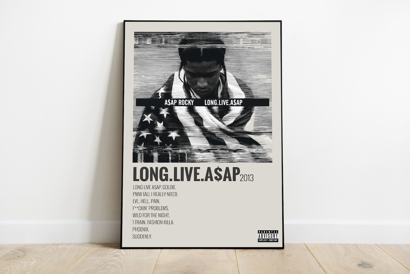 ASAP Rocky Long Live ASAP Album Poster Print Minamilist | Etsy