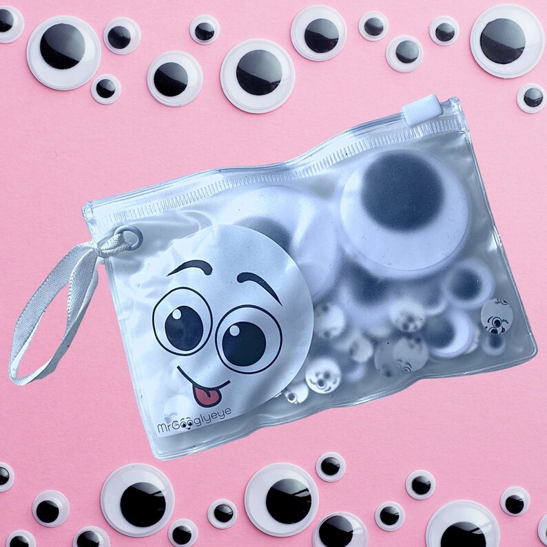 High-quality Googly Eyes Set in Zip Bag 50pcs 7-40mm Eco-friendly ...