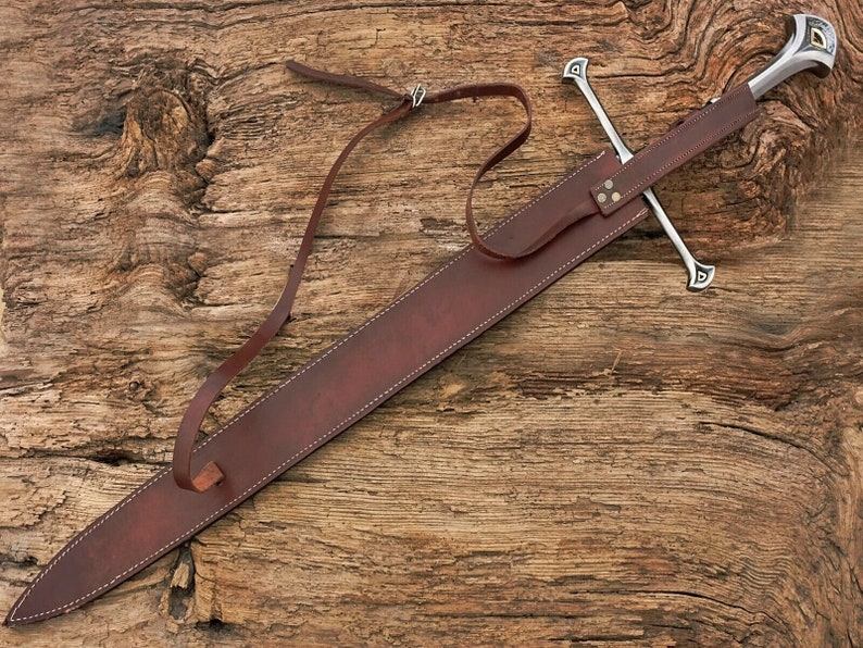 Hand Forged Anduril Sword of Narsil the King Aragorn in - Etsy