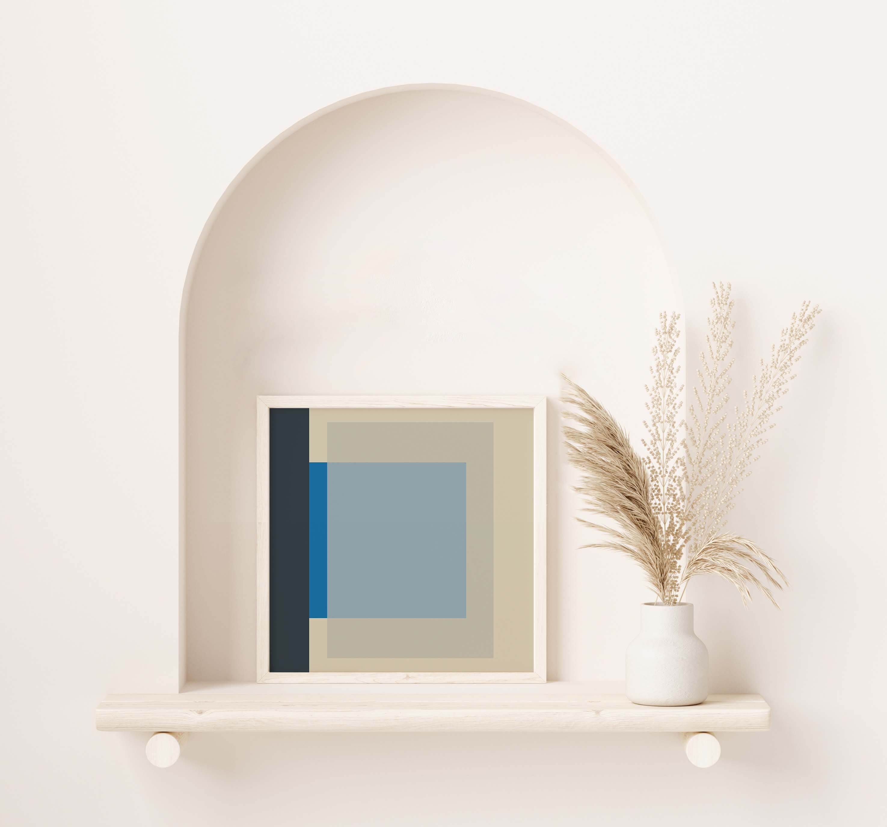 Modern Art Square Printable Wall Art Mid Century Modern - Etsy