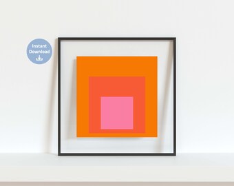 Square Modern Art - Etsy